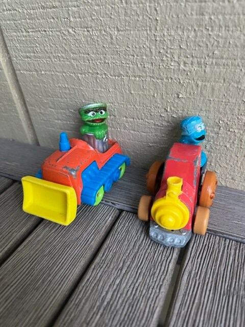 Sesame Street Die Cast Cars 8 Grover Bert Oscar Big Bird Cookie Monster ...