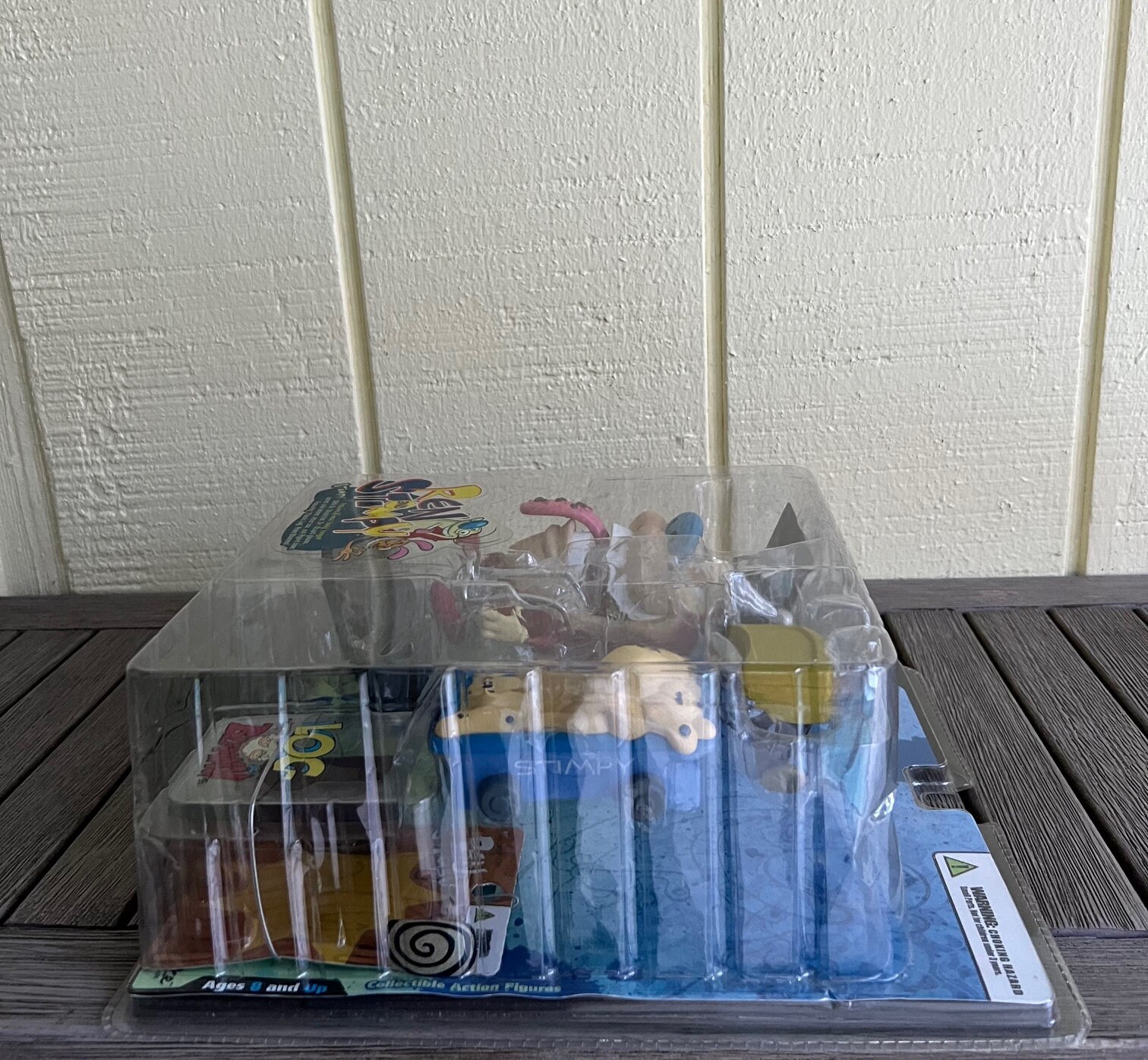 Ren and Stimpy Show Palisades Stimpy Action Figure With Blammo Log ...