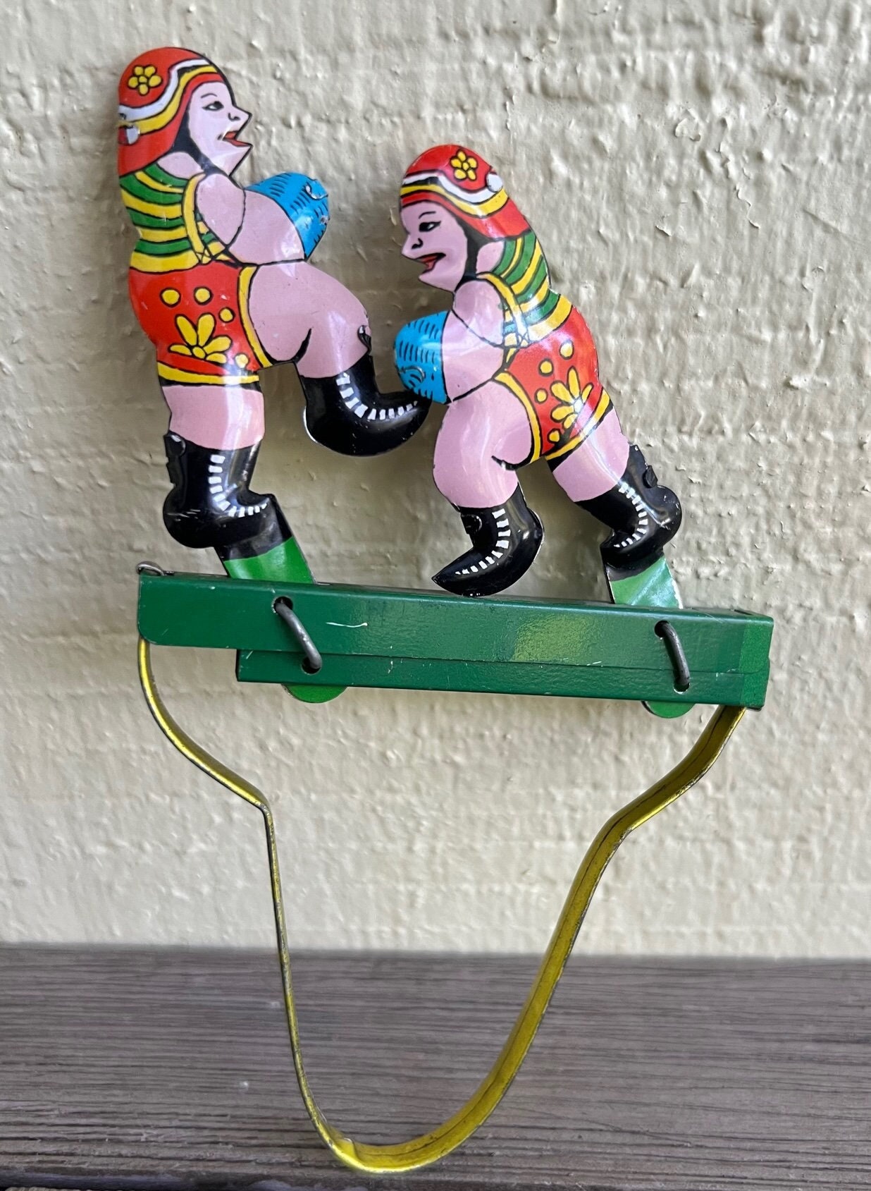Fat Ladies Boxing Sumo Tin Toy Squeeze Toy WORKS Vintage - Etsy