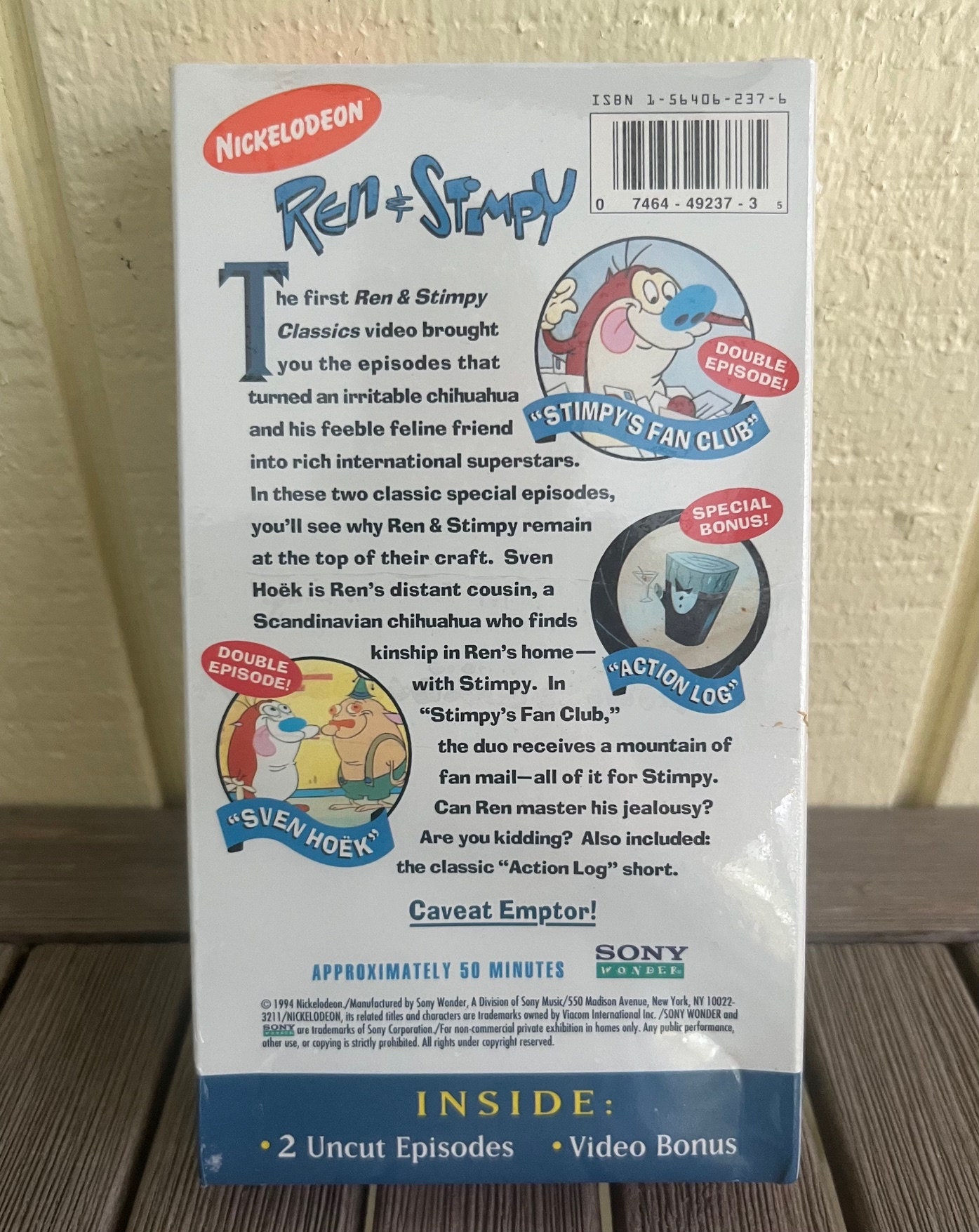 Ren and Stimpy TV Show Classics II VHS Tape Nickelodeon Factory Sealed ...
