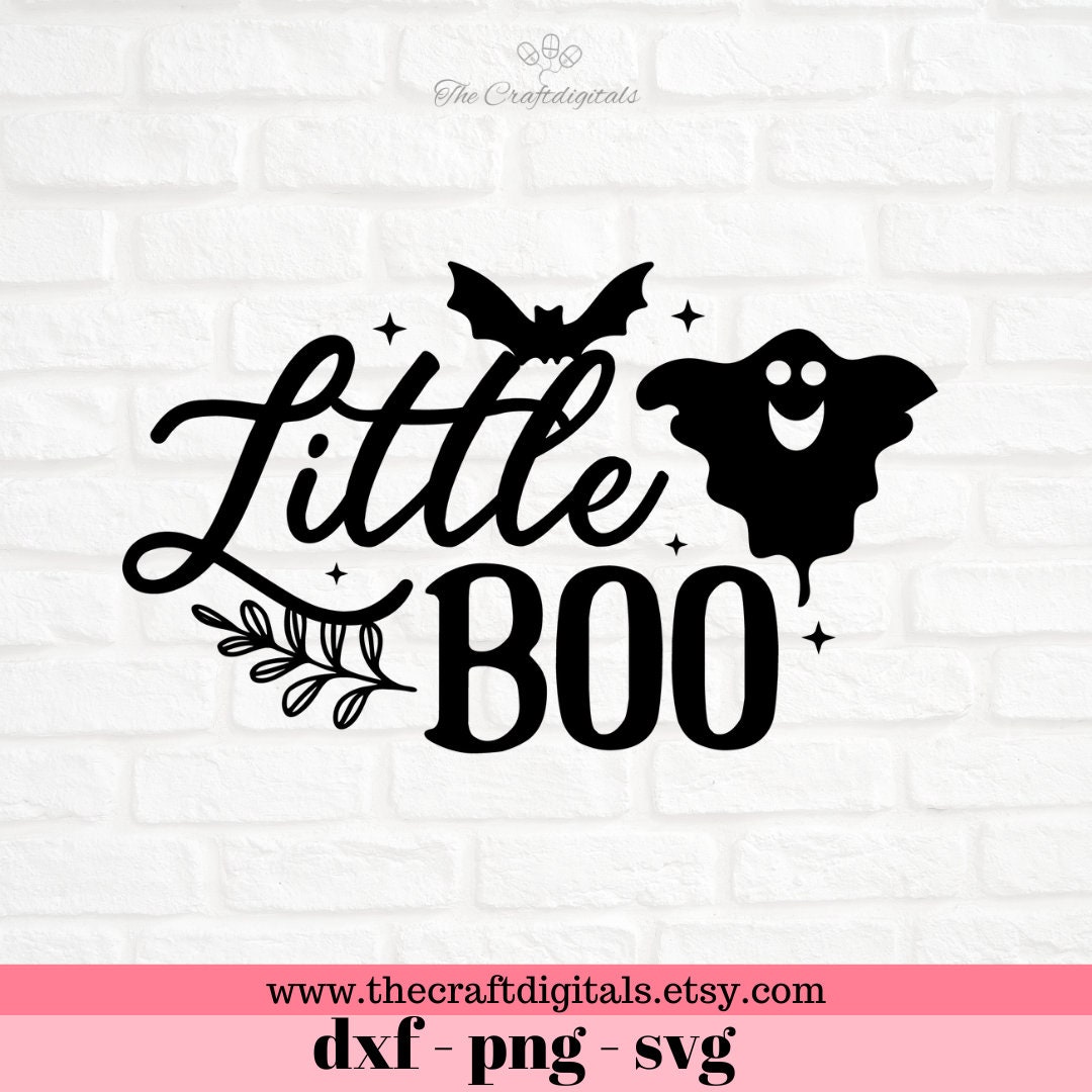 Little Boo Ghost Svg, Boo Svg, Halloween Svg, Daughter Svg, Halloween ...