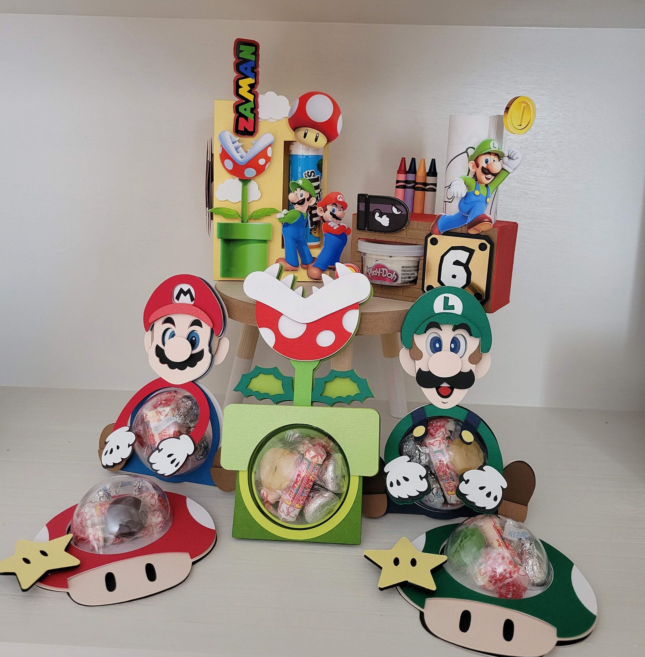 Super Mario Brothers Activity Favor - Etsy