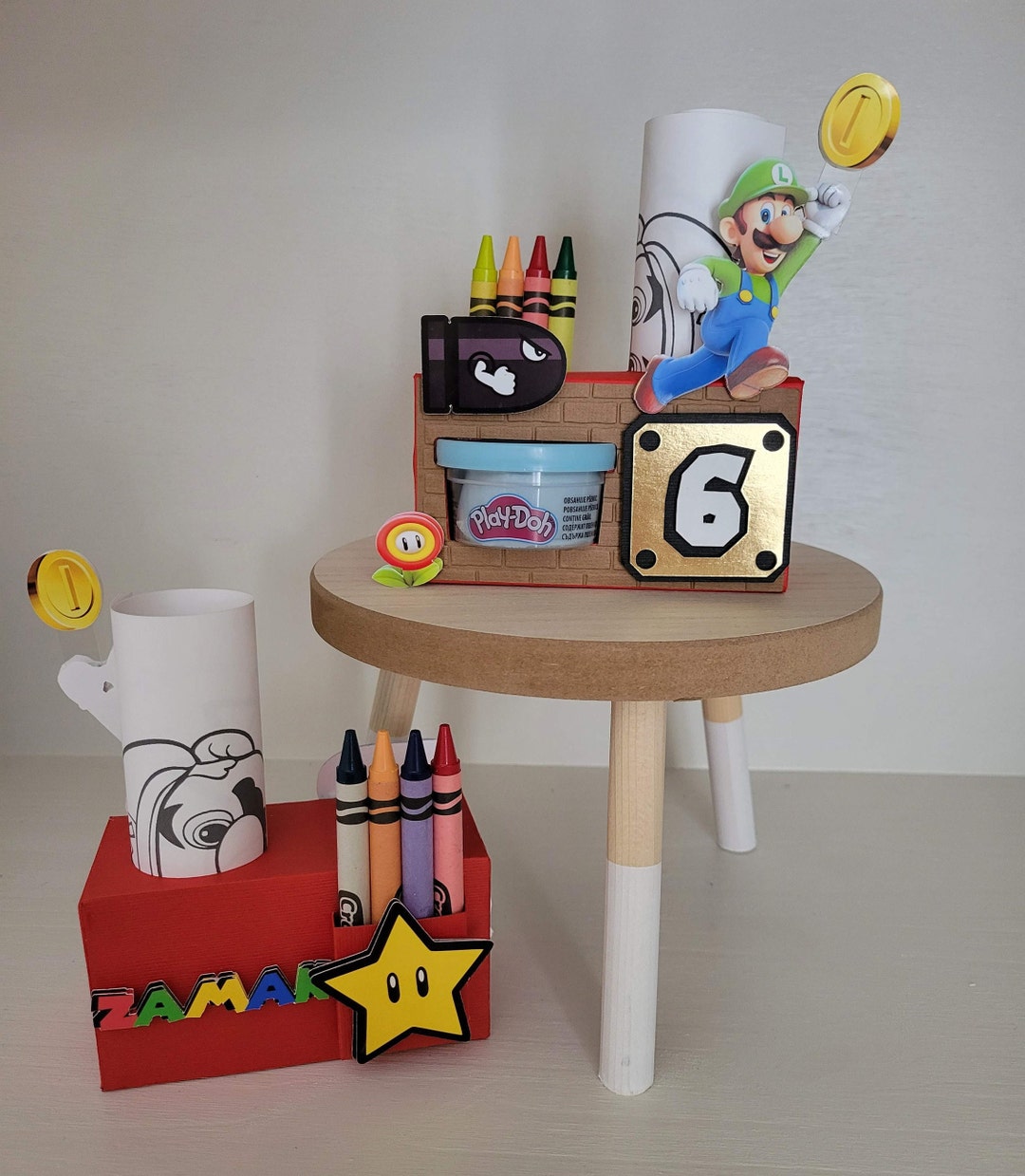 Super Mario Brothers Activity Favor - Etsy