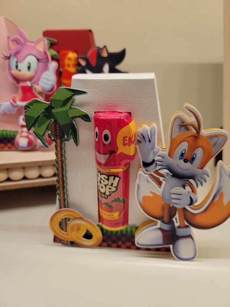 Sonic Push Pops - Etsy
