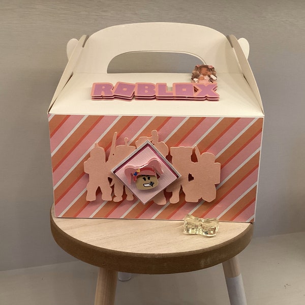 Roblox Favor Box Girl - Etsy