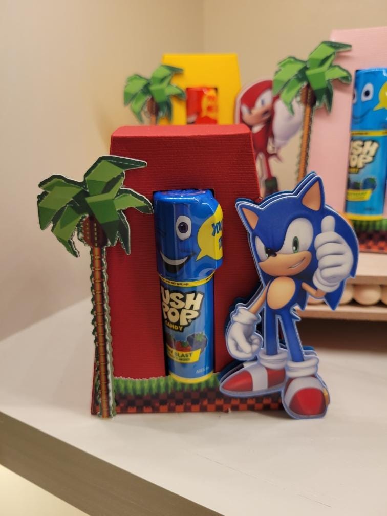 Sonic Push Pops - Etsy