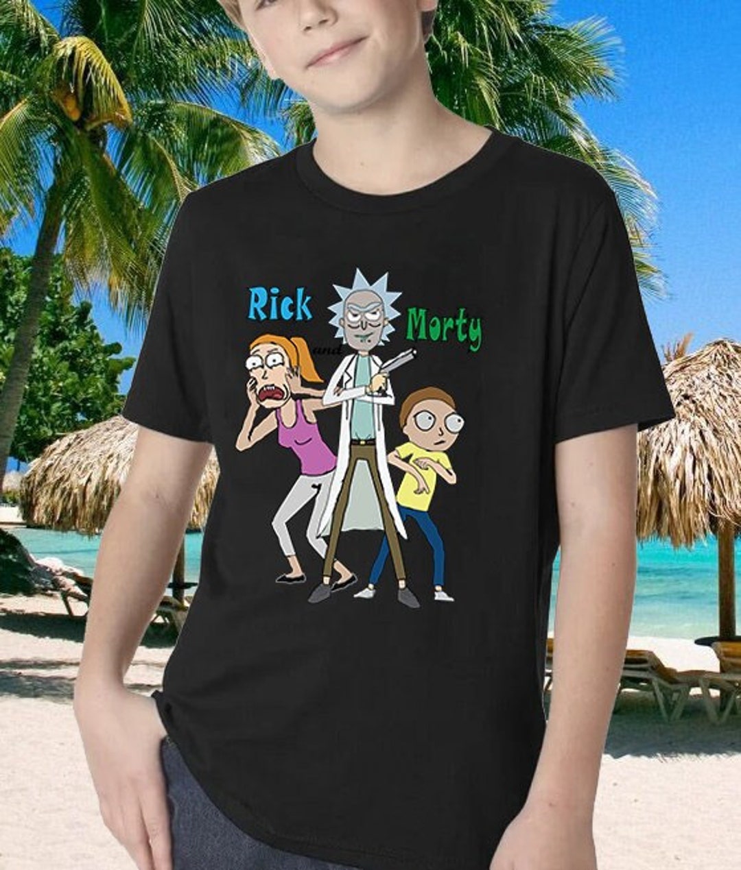 Kids Heavy Cotton Tee,rick and Morty Shirt, Rick and Morty Gift, Funny ...