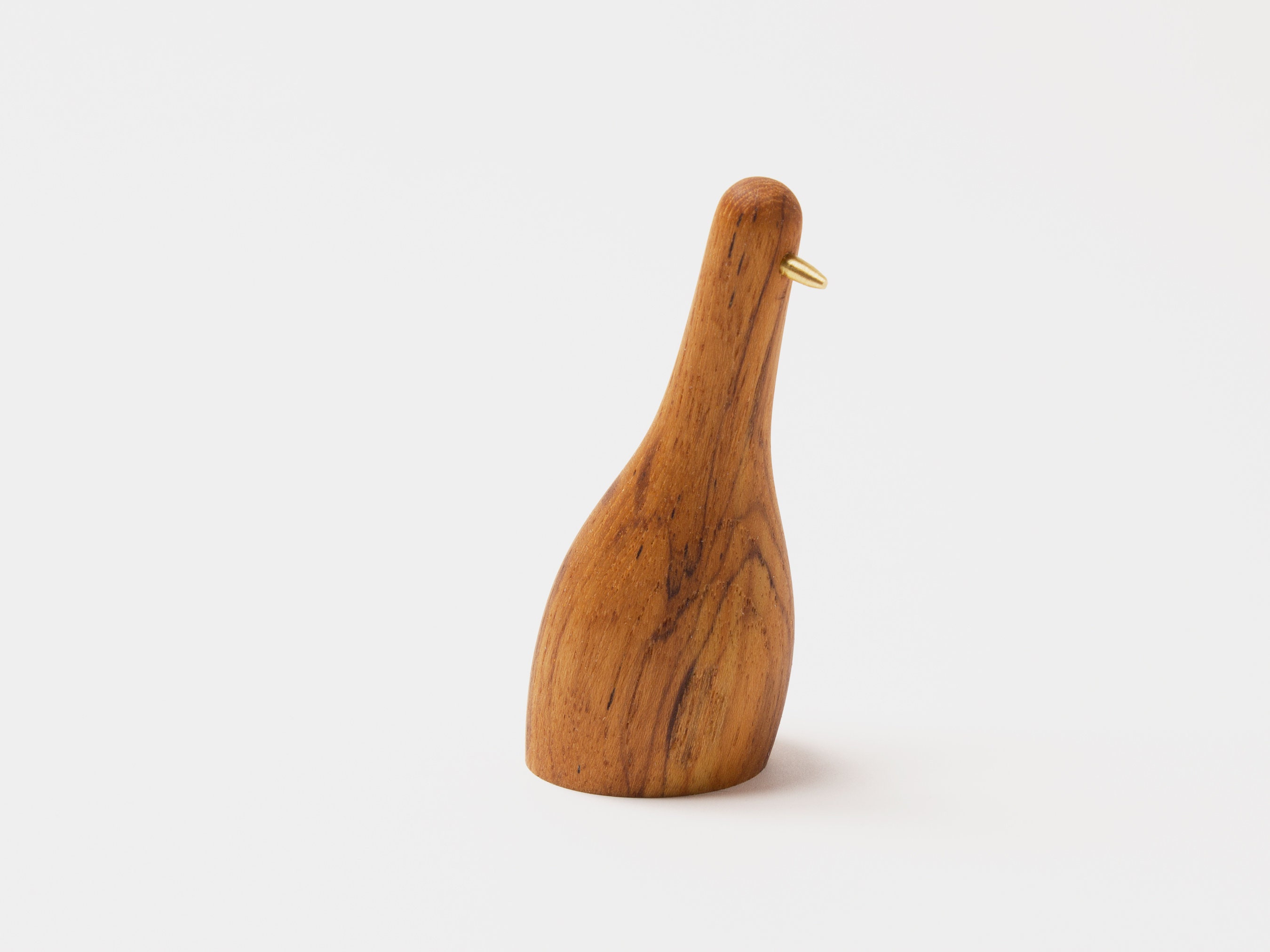 Minimalist Teak Bird Table Top Sculpture - Etsy