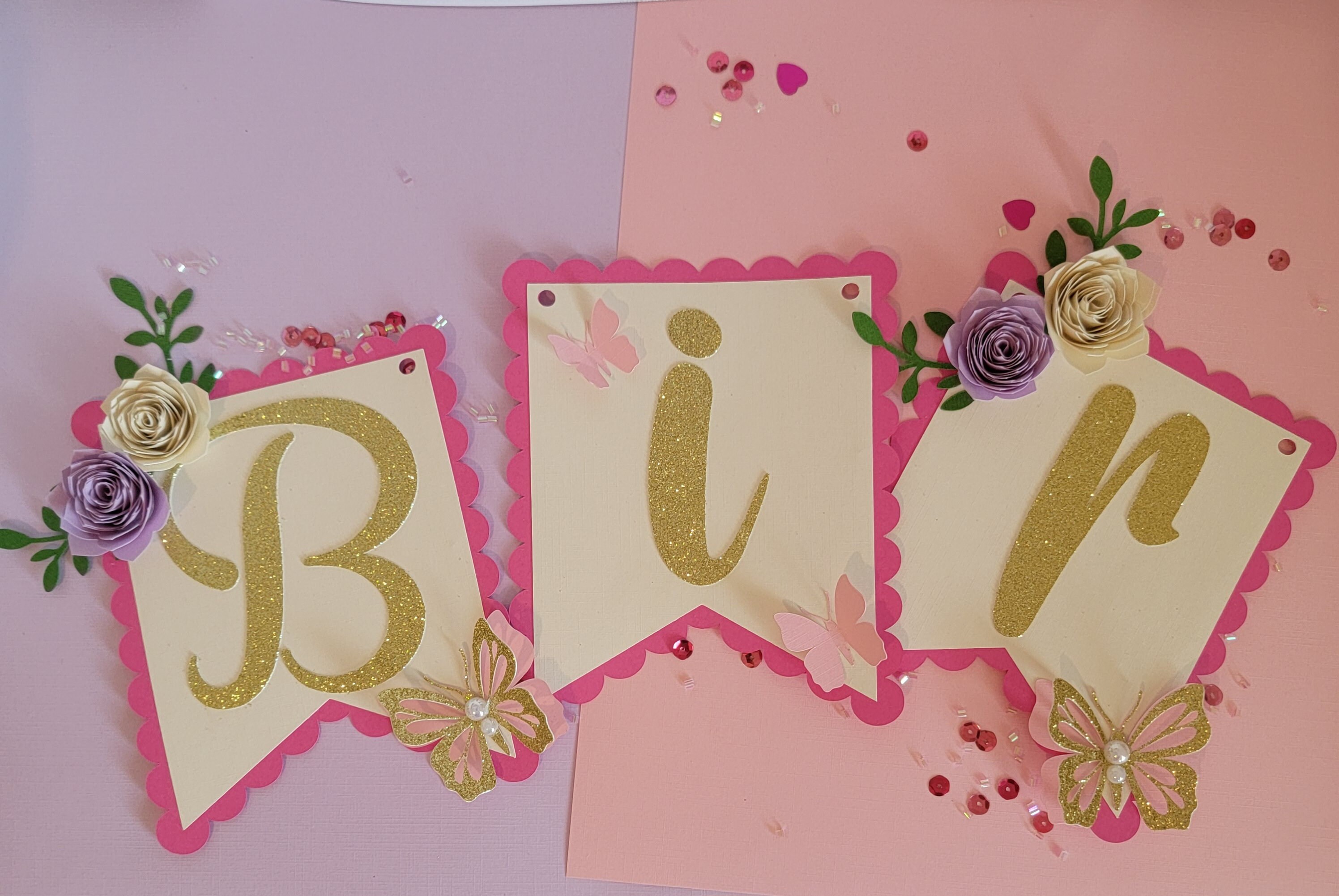 Butterfly Themed Banner - Etsy