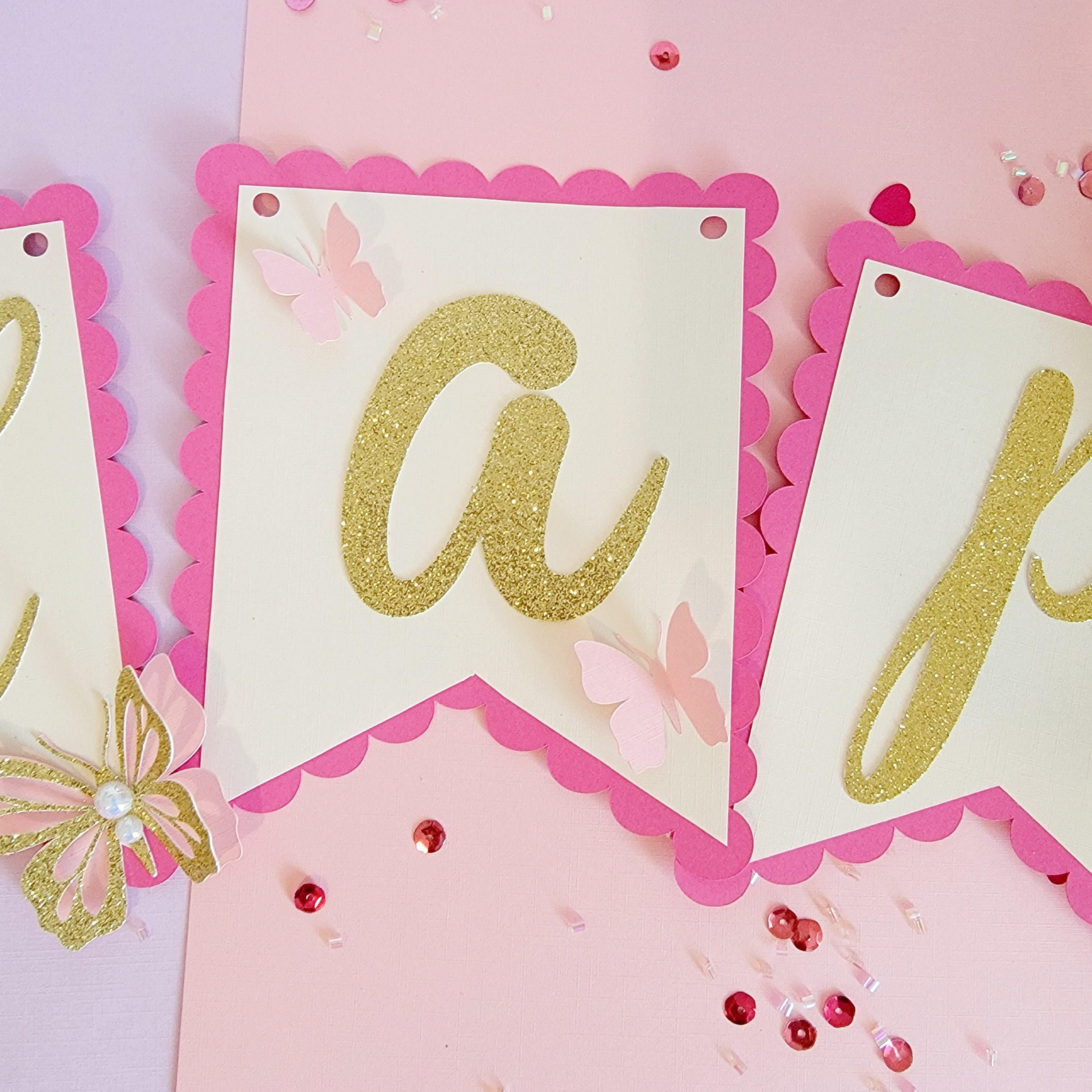 Butterfly Themed Banner - Etsy