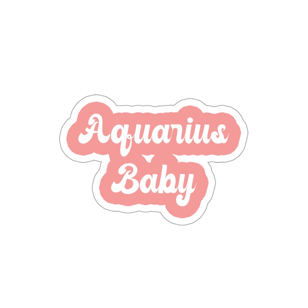 Aquarius Zodiac Sign, Horoscope Die-cut Stickers - Etsy