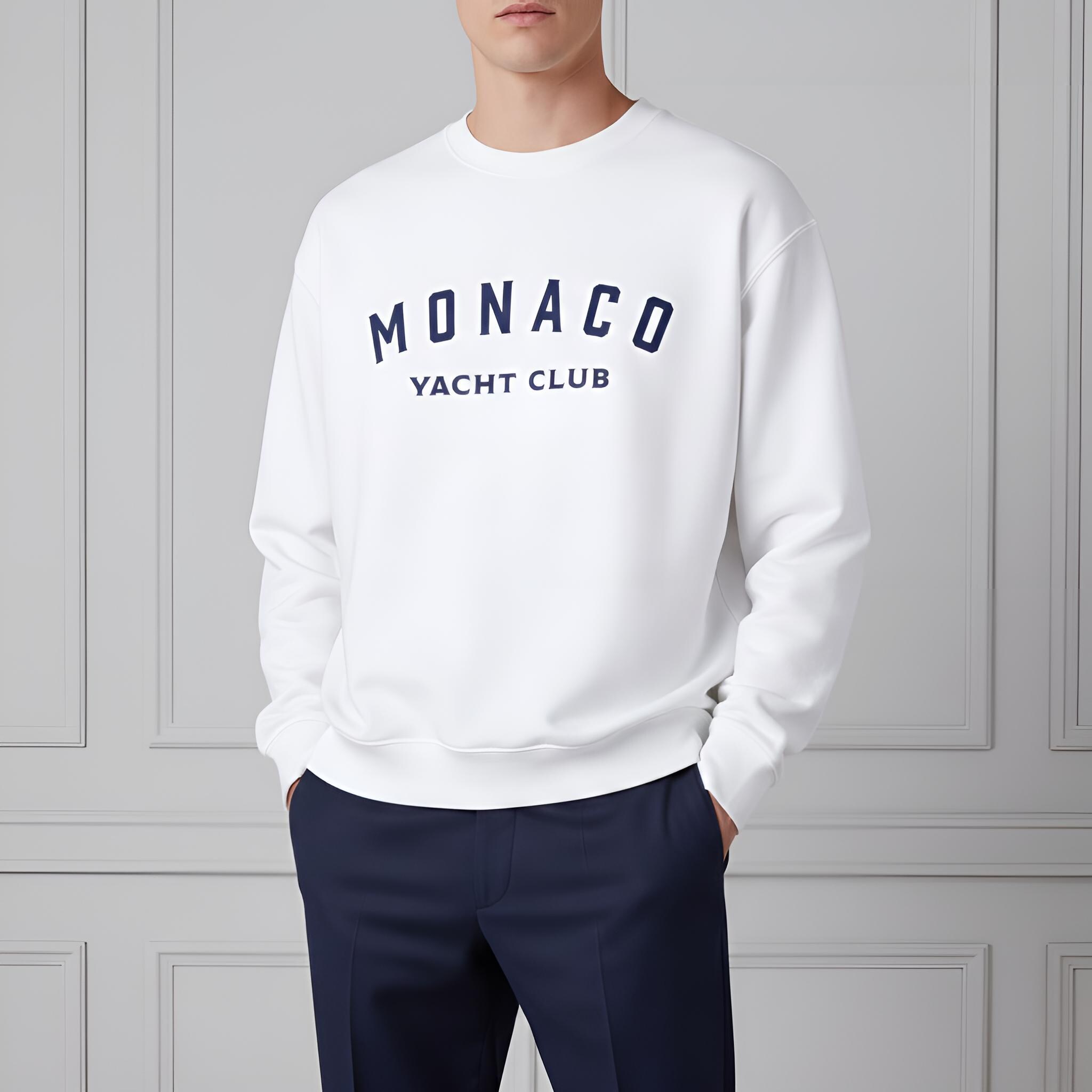 Monaco Sweatshirt Monaca Yacht Club Sweatshirt Monte-carlo Sweater ...
