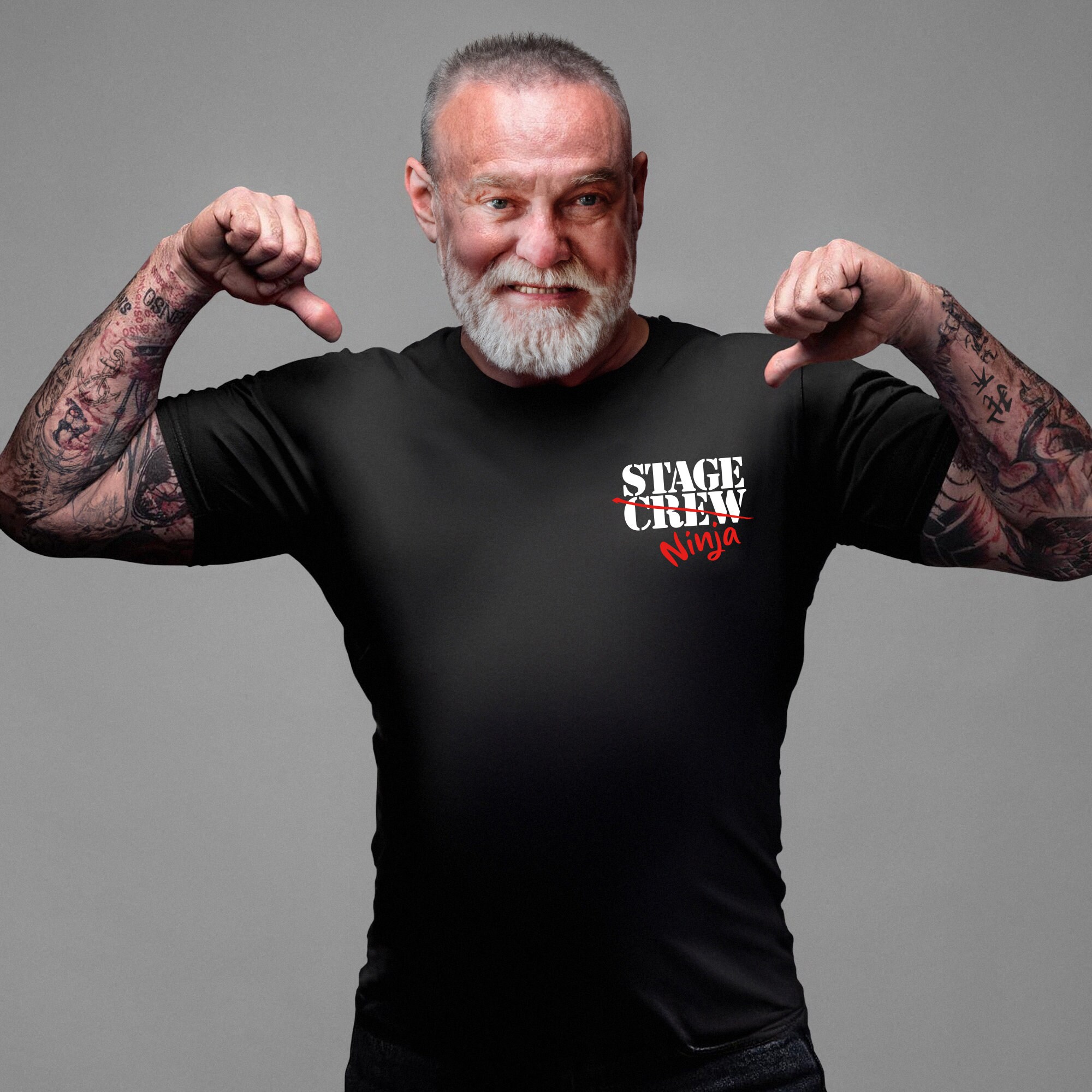 Stage Crew Ninja T-shirt Show Workers Gift Stage Technicians Concert ...