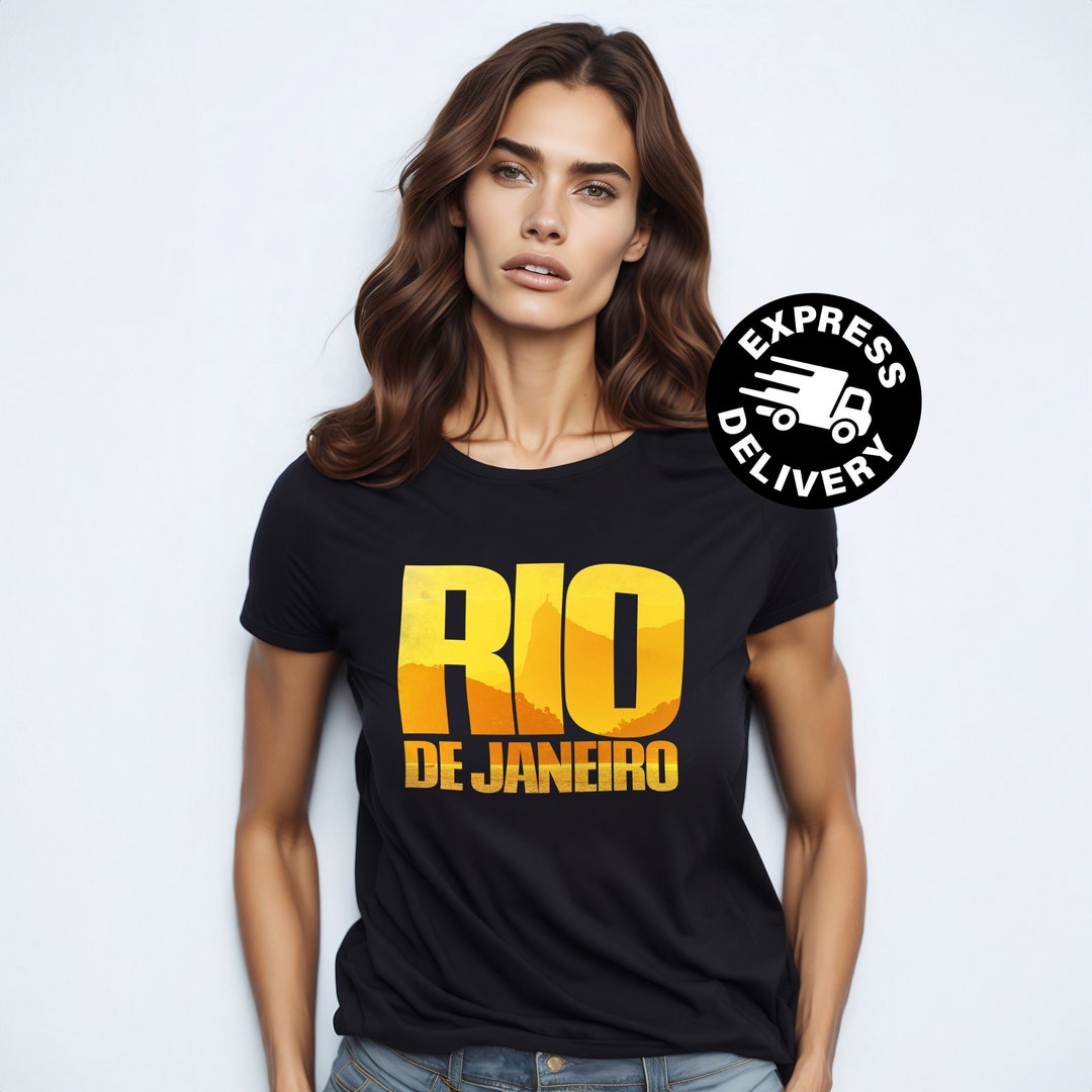 T-shirt Rio De Janeiro Brazil Souvenir Rio Christ the Redeemer ...