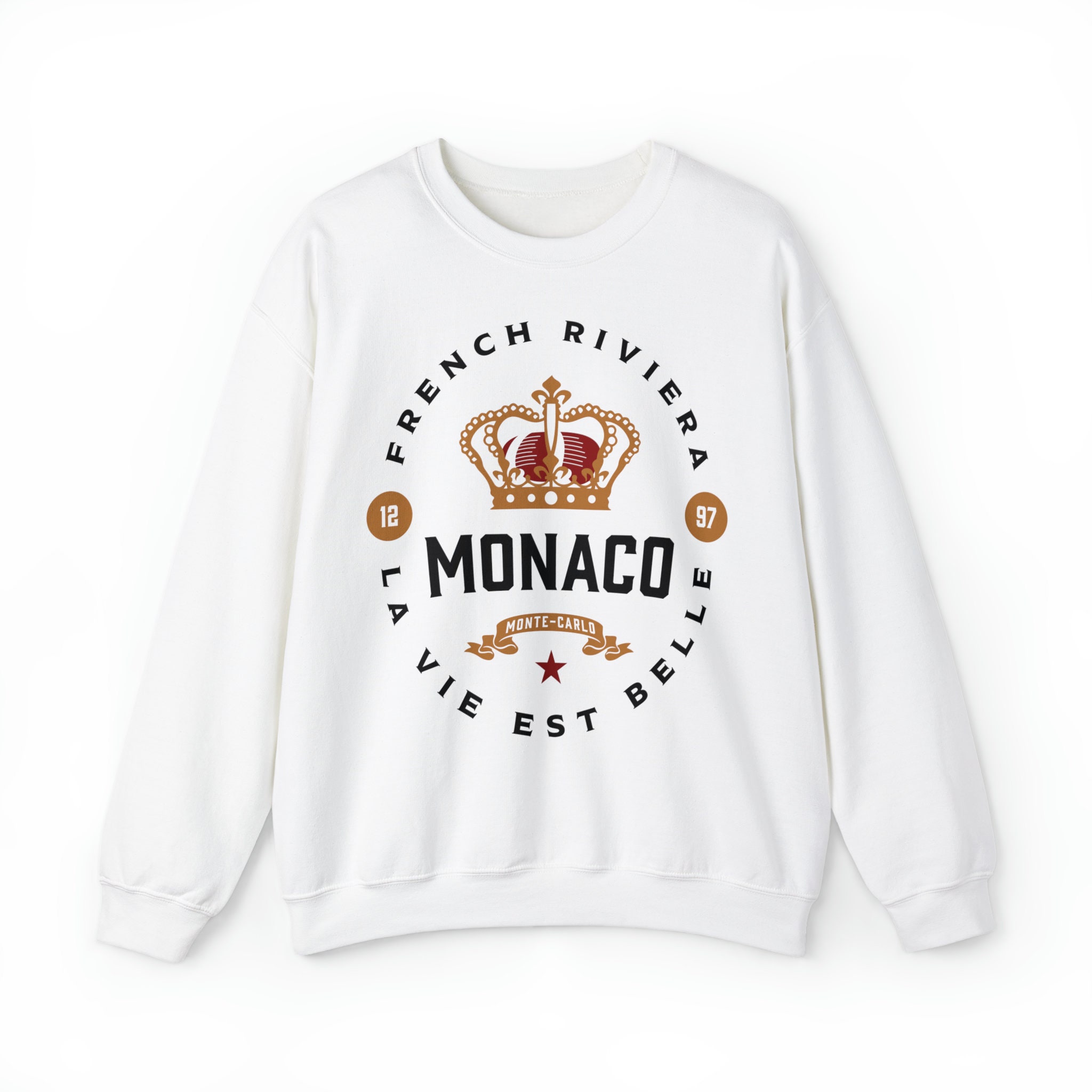Monaco Sweatshirt Monte Carlo Sweat Souvenir de la côte d'Azur Sweat ...