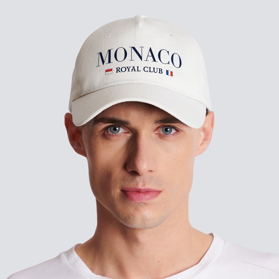 Monaco Baseball Cap Monte Carlo Souvenir French Riviera Royal Club Gift ...