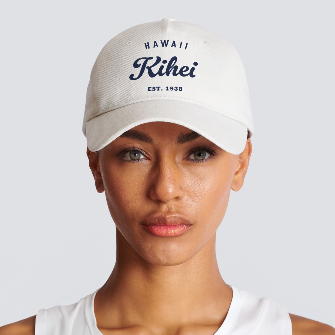 Kihei Dad Hat Hawaii Low Profile Baseball Cap Maui - Etsy
