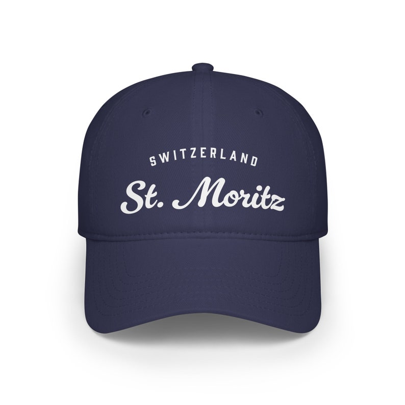 St Moritz Switzerland Cap Gift for Skier Souvenir Saint Moritz Mountain ...