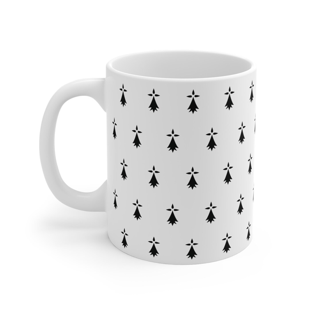 Bretagne Mug Breton Cross Ermine Cross of Saint-andré, France Souvenir ...