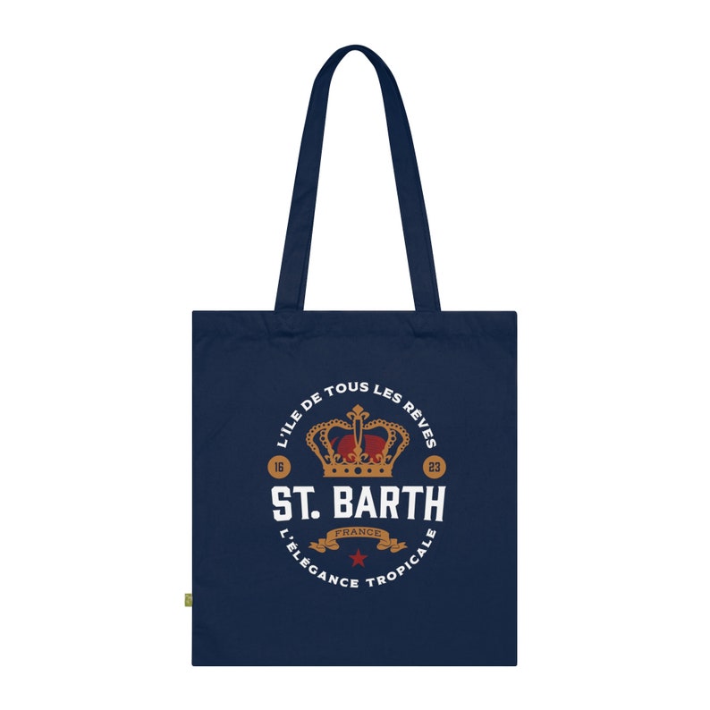 St Barth Tote Bag Organic Cotton Saint Barthélémy Tote Bag Caribbean ...