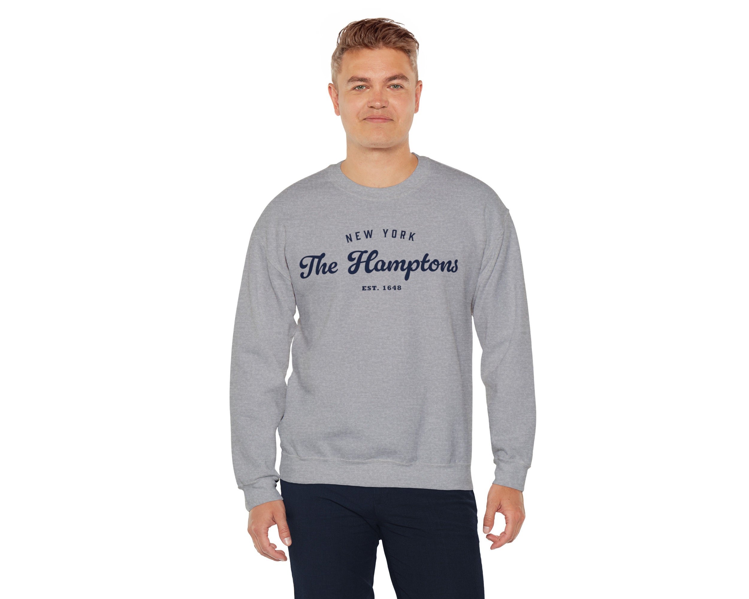 The Hamptons Sweatshirt New York State Gift Long Island Peninsula South ...