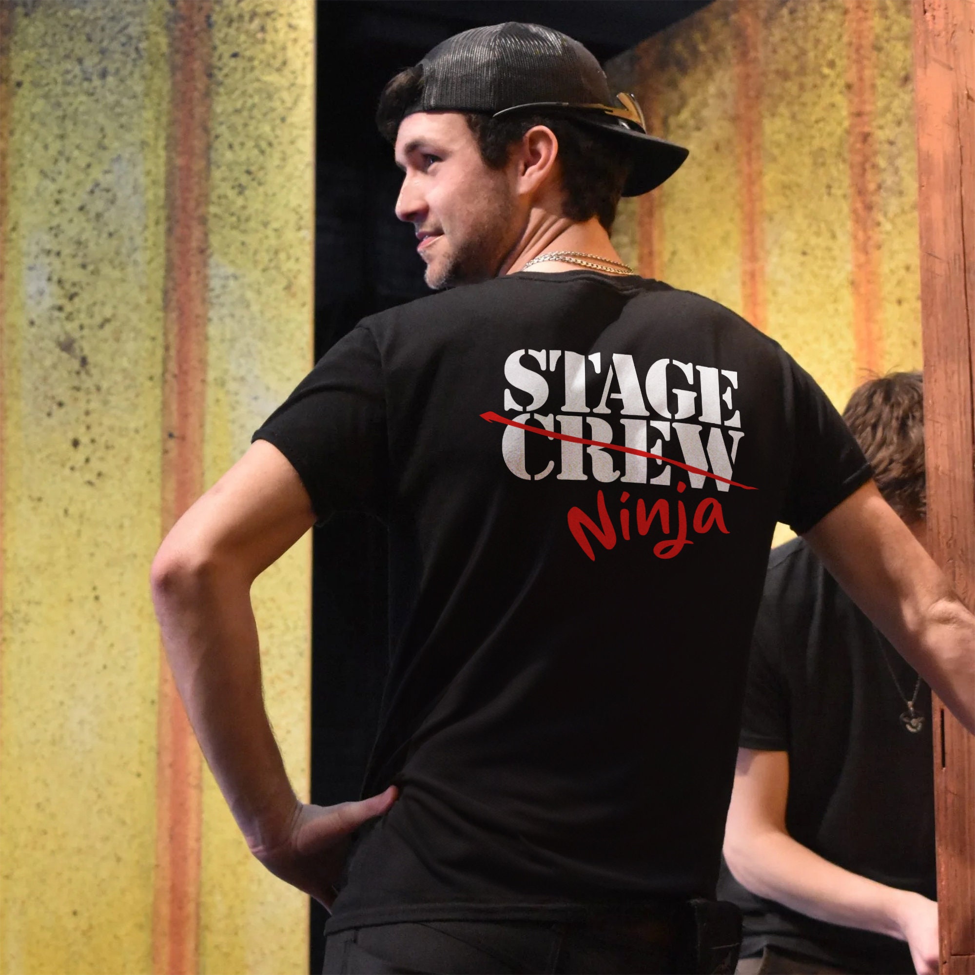Stage Crew Ninja T-shirt Show Workers Gift Stage Technicians Concert ...