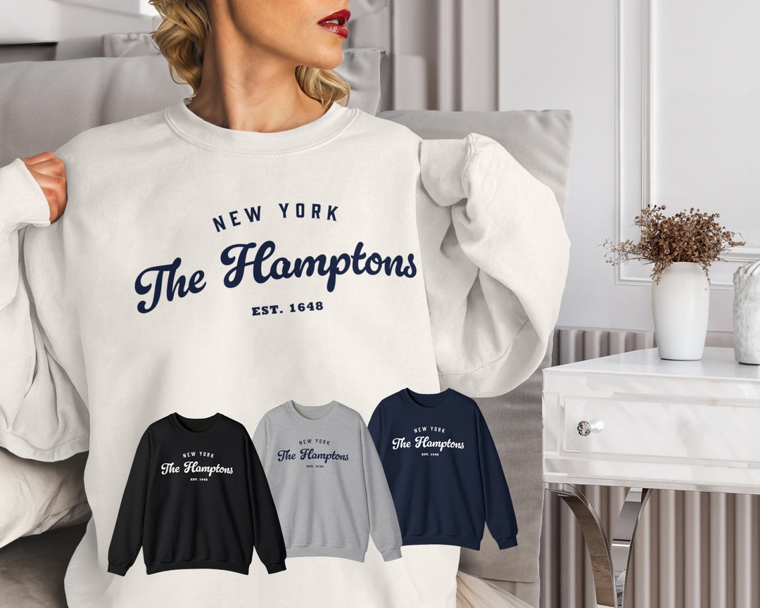 The Hamptons Sweatshirt New York State Gift Long Island Peninsula South ...