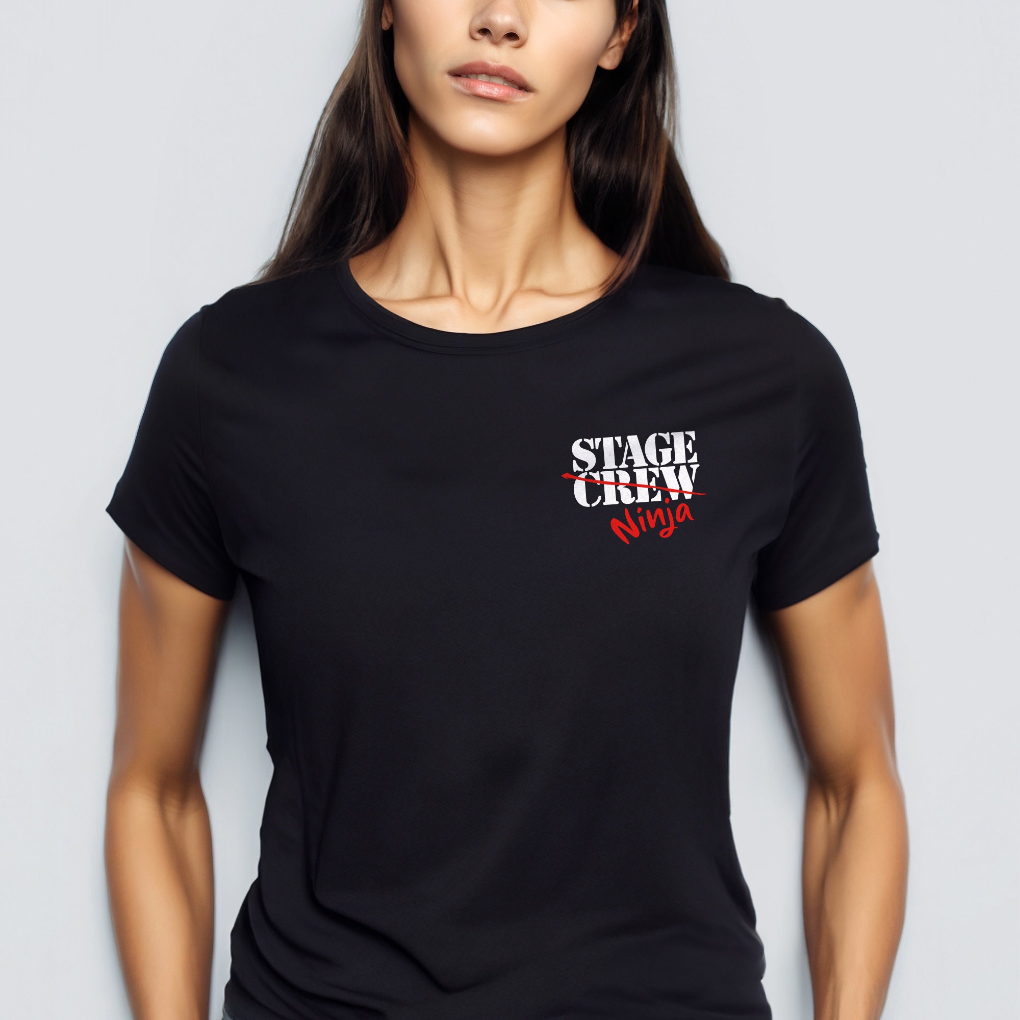 Stage Crew Ninja T-shirt Show Workers Gift Stage Technicians Concert ...