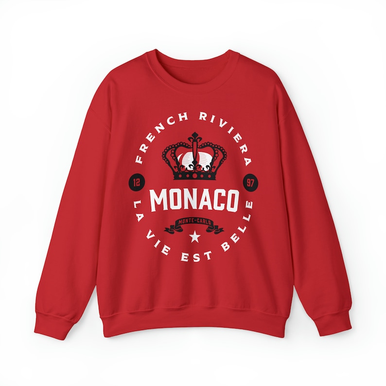 Monaco Sweatshirt Monte Carlo Sweat Souvenir de la côte d'Azur Sweat ...