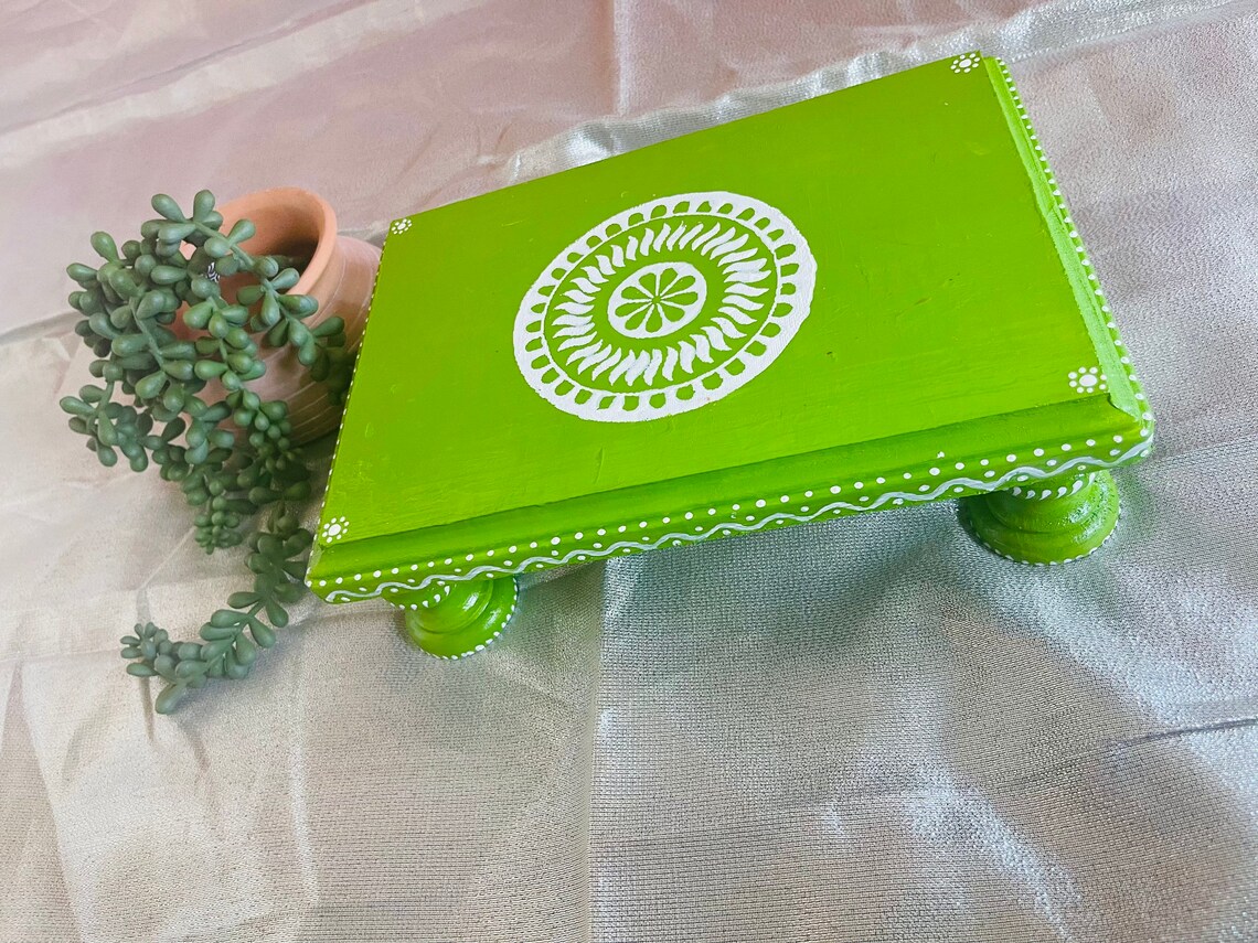 Pooja Chowki / Pooja Manai / Pooja Peeta / Indian Decor/ Pooja - Etsy