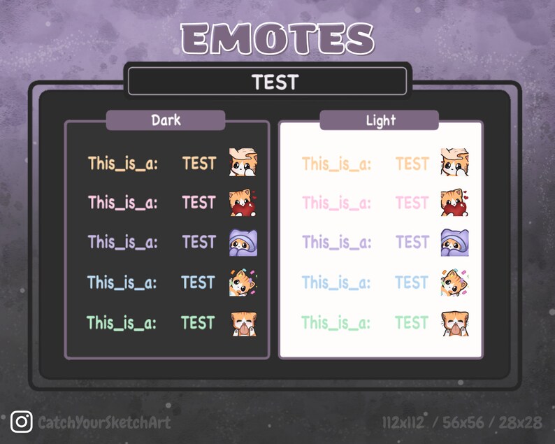 MEGA PACK ANIMATED Orange Tabby Cat Emotes L 50 Emotes L Animated ...