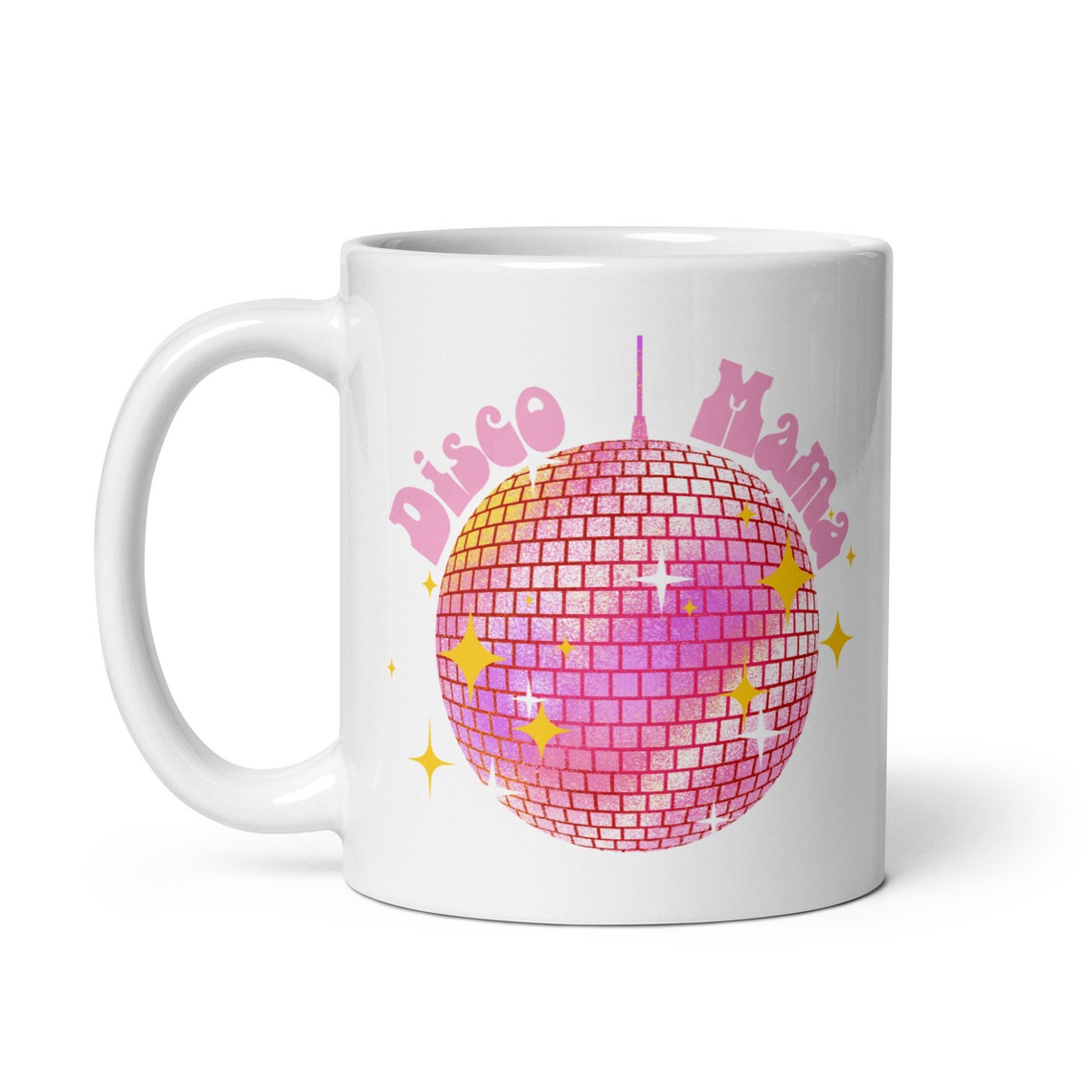 Disco Mama Mug, Disco Mama Coffee Cup, Disco Ball Theme, Disco Ball ...