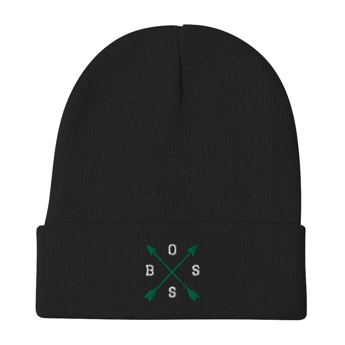BOSS Embroidered Beanie, Embroidered Beanie Hats, Boss Babe Hats, Boss ...