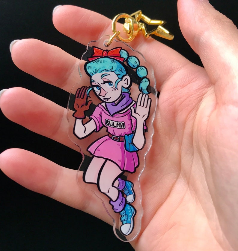 Bulma Dragon Ball Amuleto Acrílico - Etsy