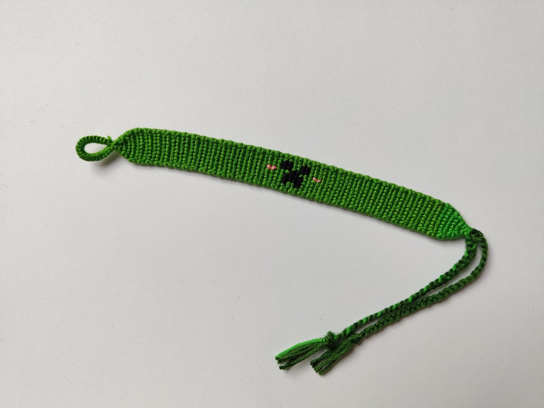Minecraft Creeper Alpha Bracelet - Etsy