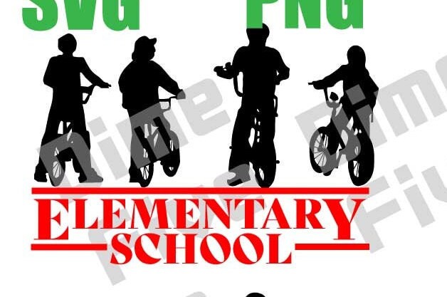 Stranger Things Digital Download for School Kids Svg Png Dxf Eps - Etsy