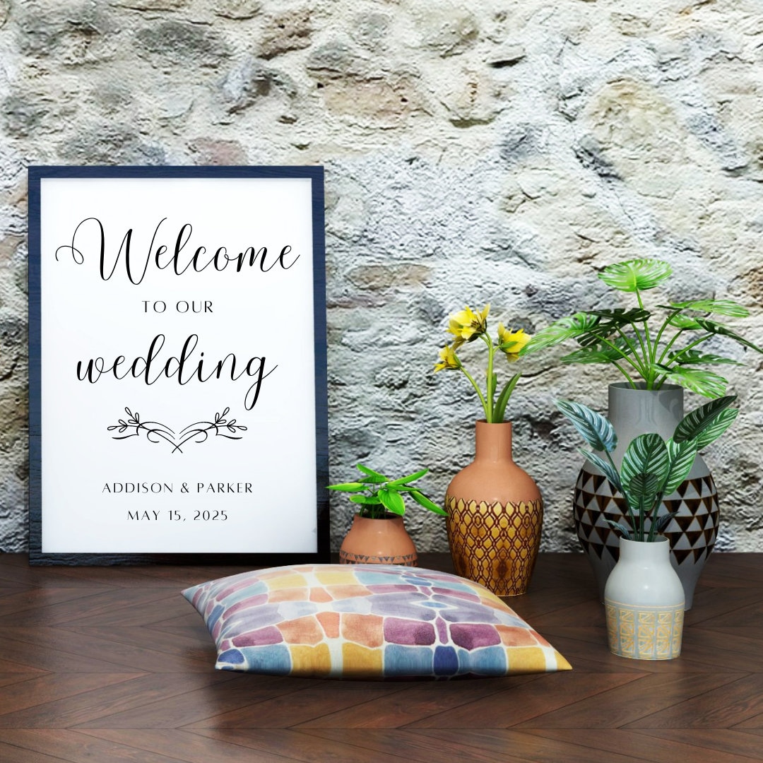 Welcome Sign Printable for Wedding| Event Sign | Shower Sign | Wedding ...