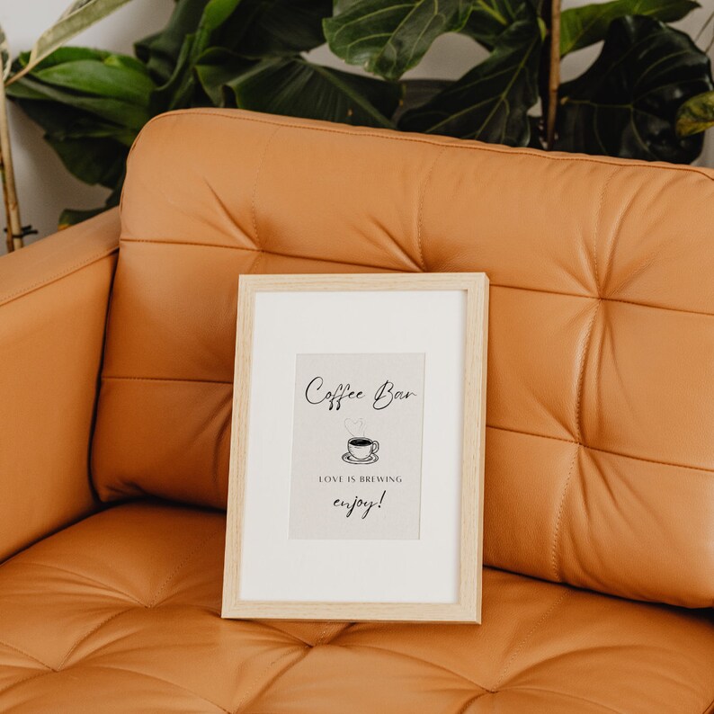 Coffee Bar Printable | Wedding Sign | Event Sign | Table Sign | Editable Template | Coffee ...