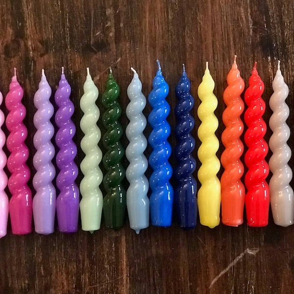 Colorful Candles - Etsy