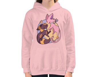 Espeon and Umbreon Hoodie - Etsy
