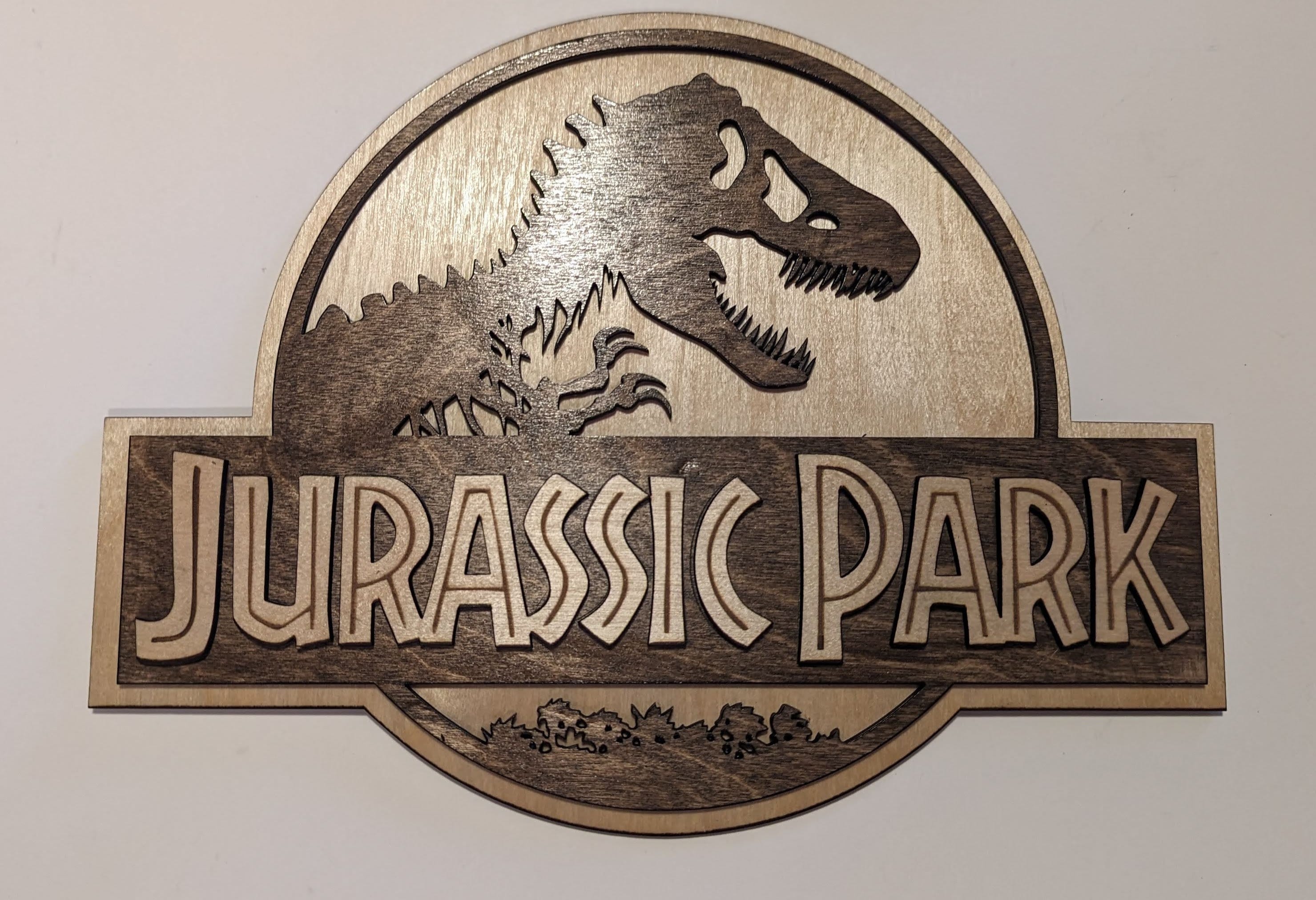 Jurassic Park Multilayer Laser Cut File - Etsy