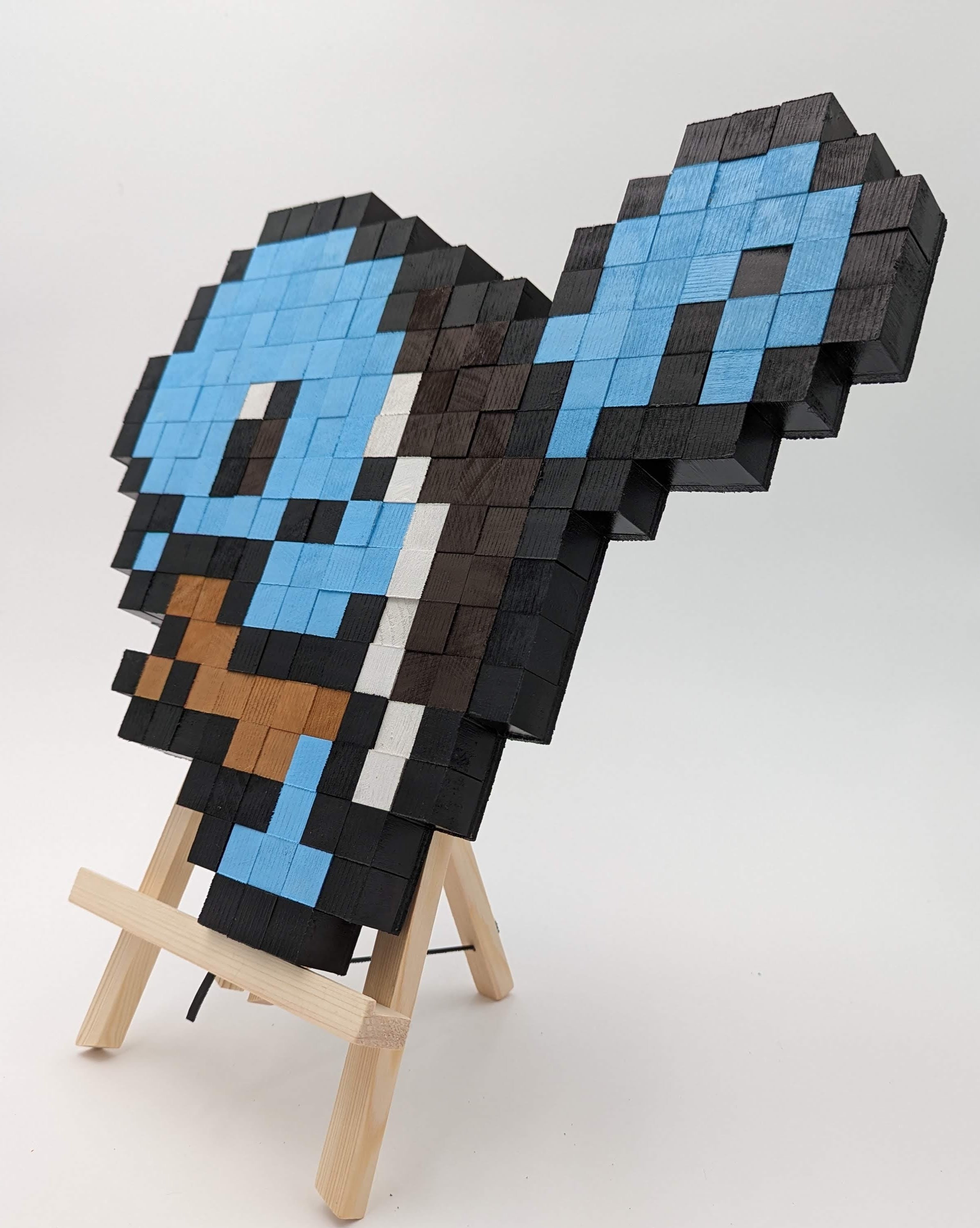 Squirtle 8-bit Wooden Pixel Art - Etsy