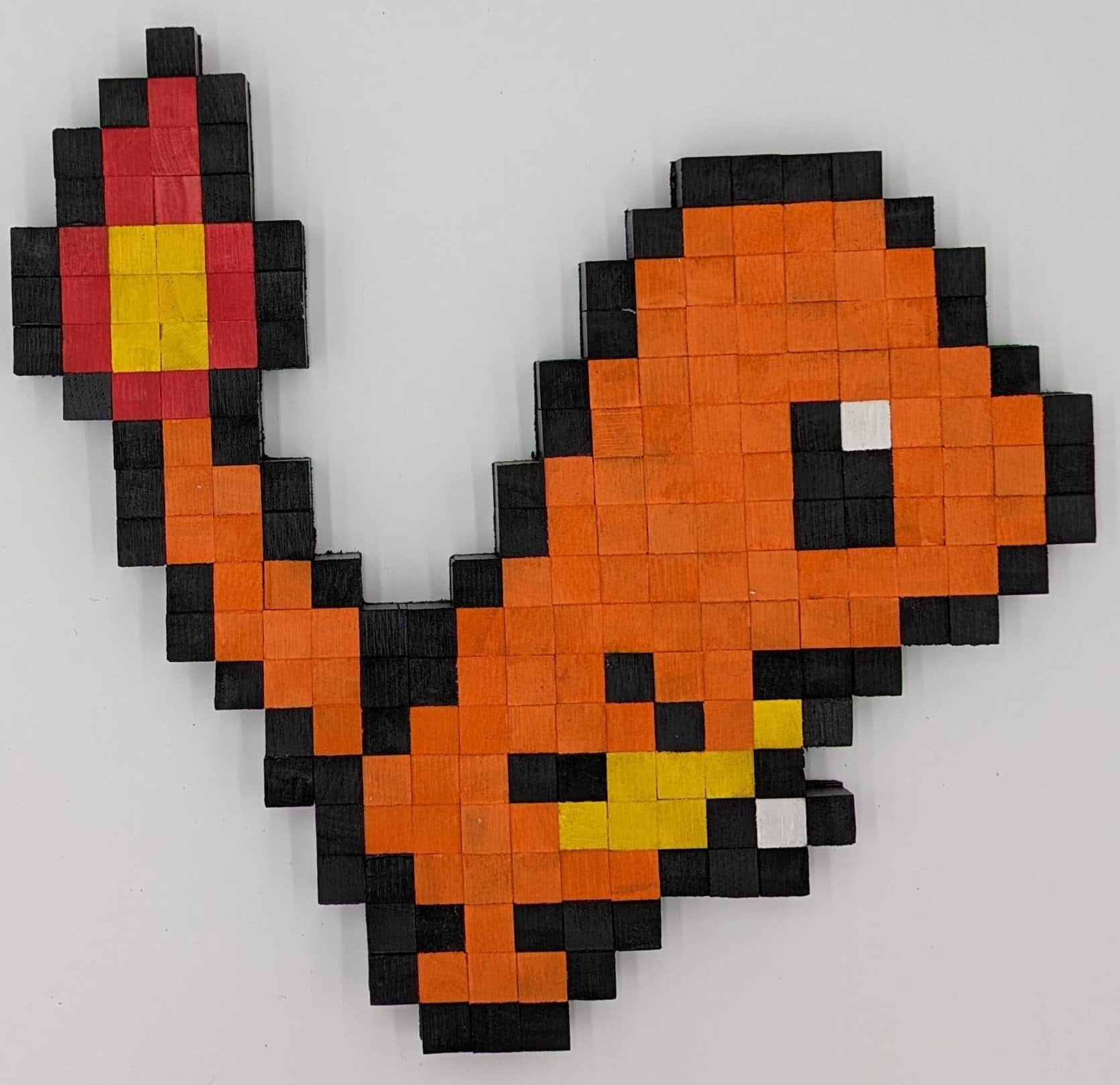 8 Bit Charmander Grid