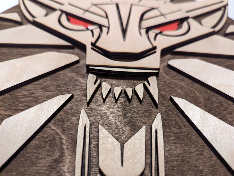 Witcher Multilayer Laser Cut File SVG DXF AI LBRN2 - Etsy Australia