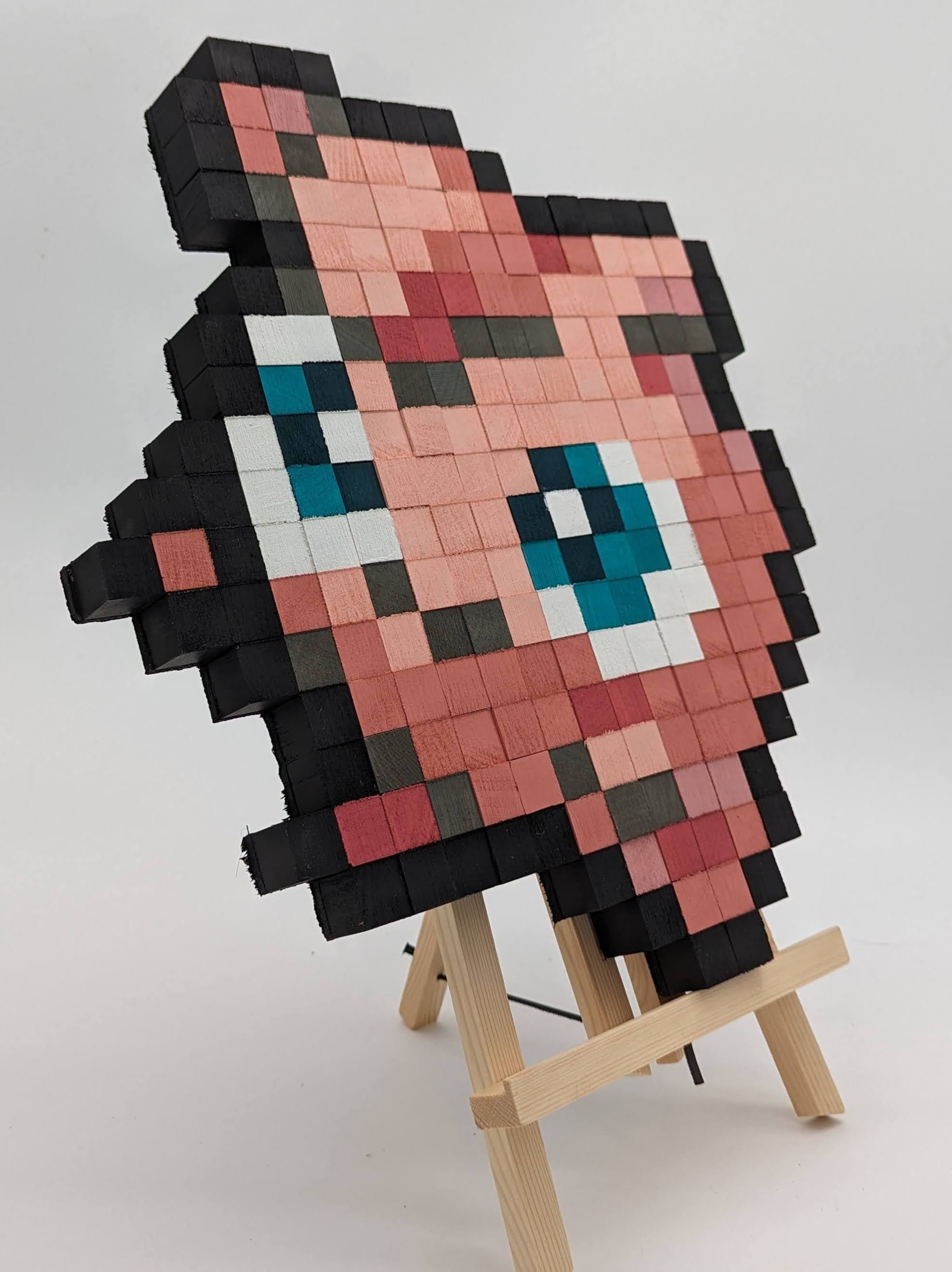 Jigglypuff 8-bit Wooden Pixel Art - Etsy