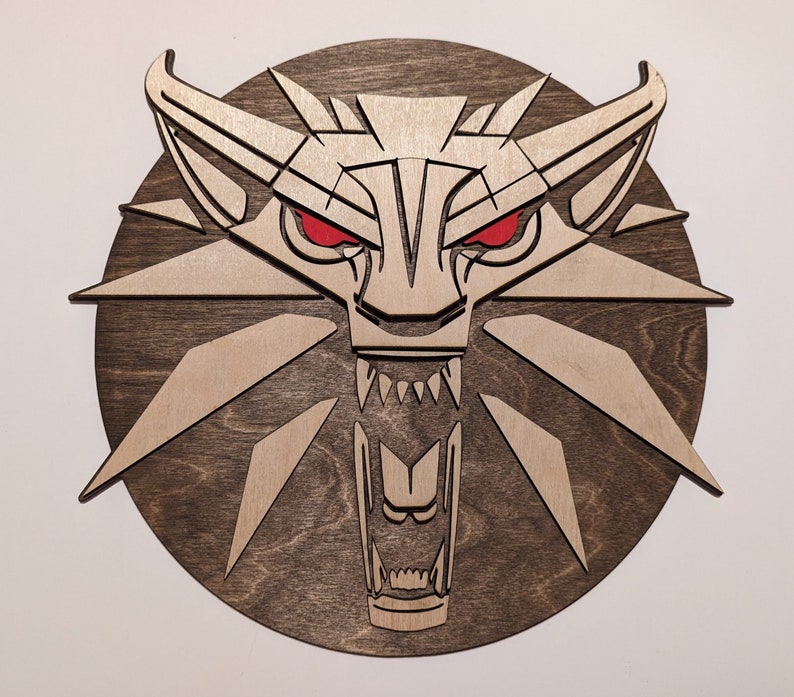 Witcher Multilayer Laser Cut File SVG DXF AI LBRN2 - Etsy