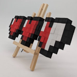 Heart Life Bar 8-bit Wooden Pixel Art - Etsy