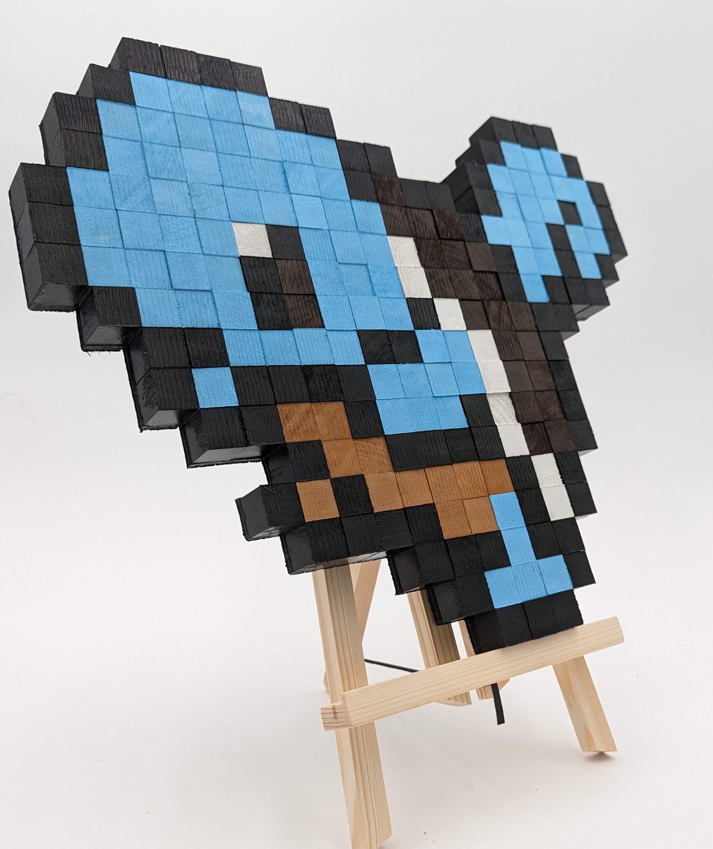 Squirtle 8-bit Wooden Pixel Art - Etsy