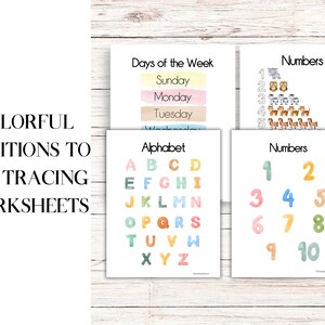 Morning Menu Homeschool Printable Educational Worksheets Preschool and ...
