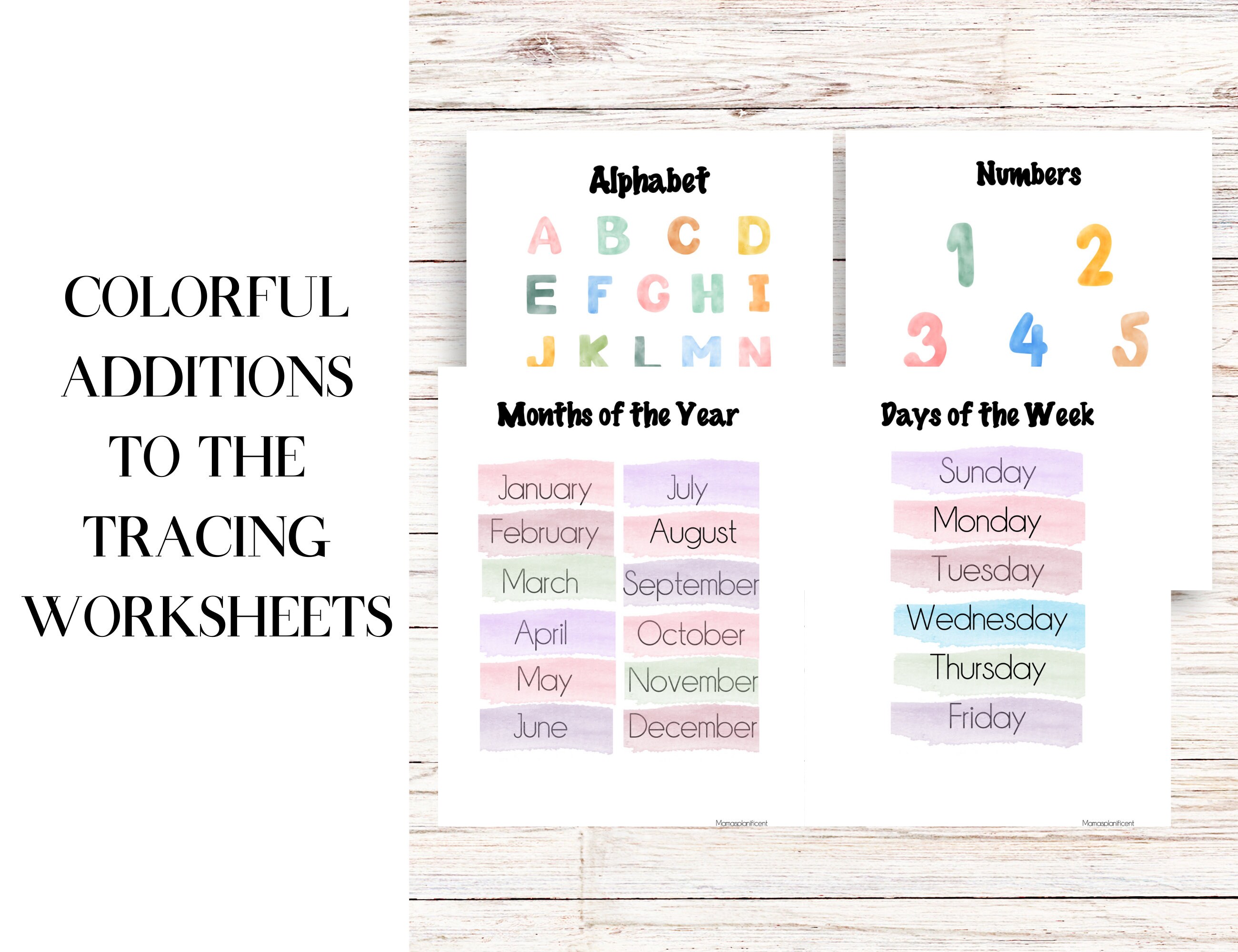 Morning Menu Homeschool Printable Educational Worksheets - Etsy